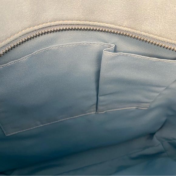 Coach | Bags | Coach Rare Vintage Suede Baby Blue Large Tote Bag | Poshmark